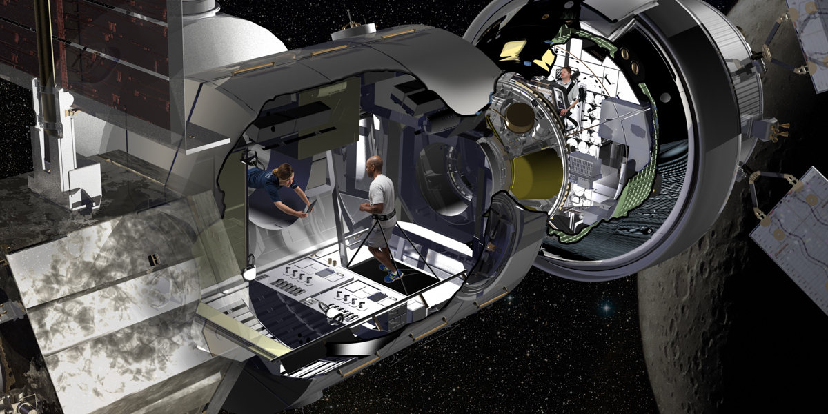 Lockheeds Prototype Habitat Plans For Nasas Lunar Orbiting Deep Space