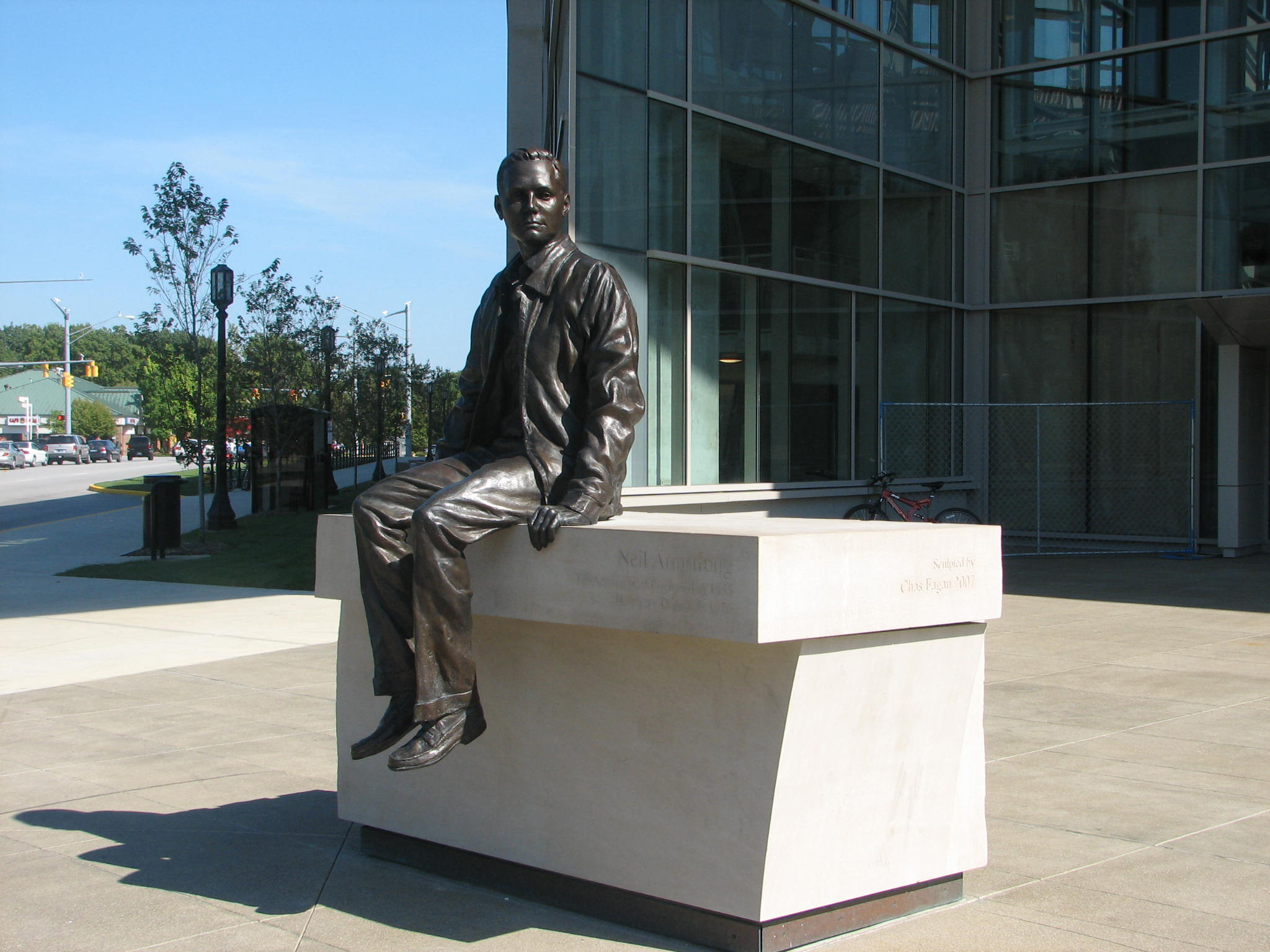 Neil Armstrong Purdue Statue