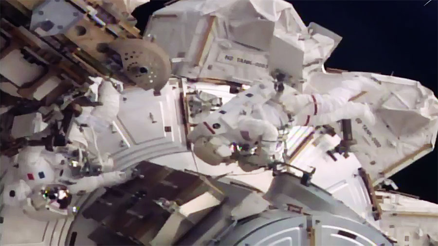 Expedition 50 Spacewalkers Prepare Space Station for PMA-3 Relocation ...