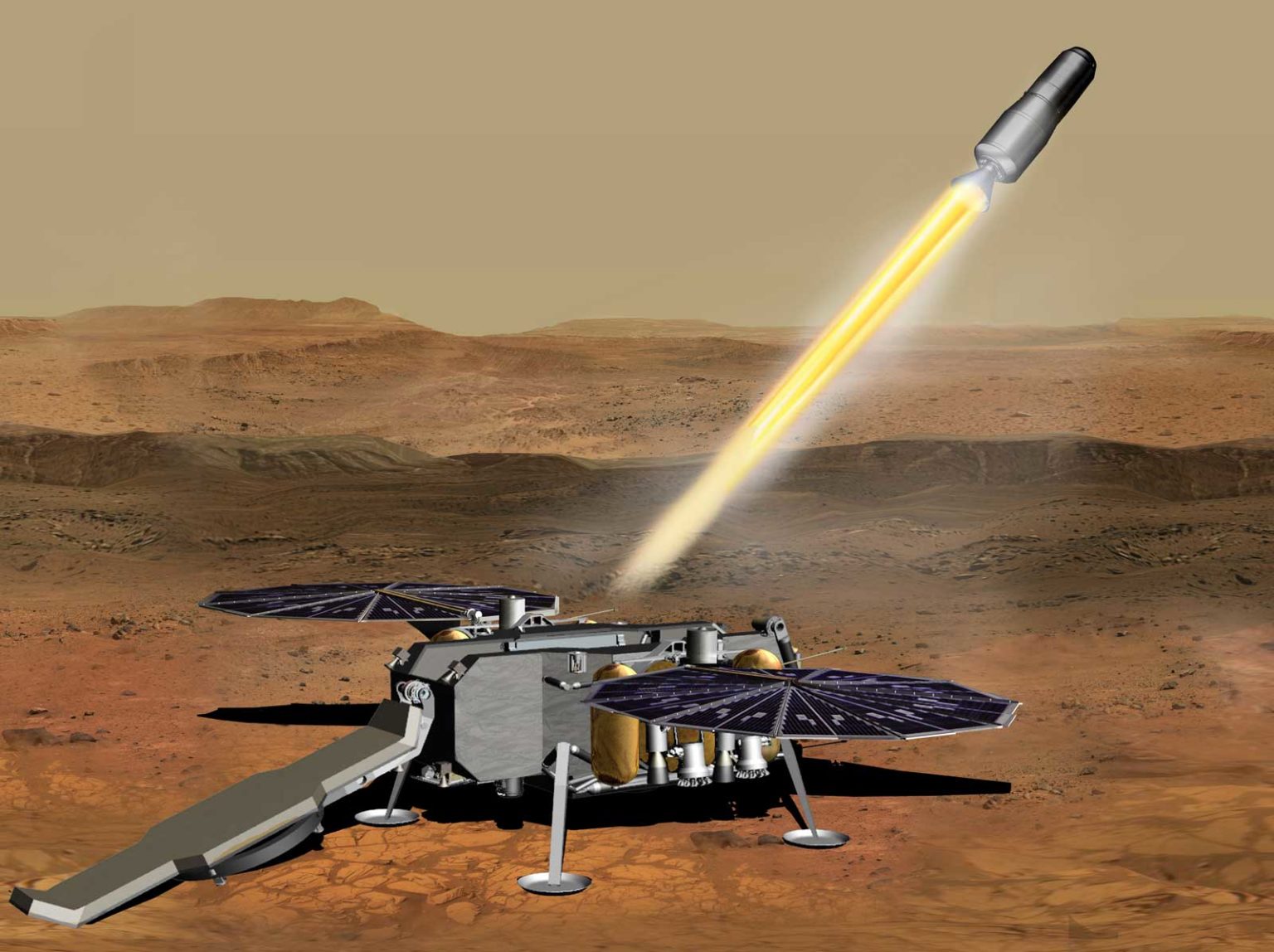 Northrop Grumman Receives Propulsion Contract for Mars Ascent Vehicle ...