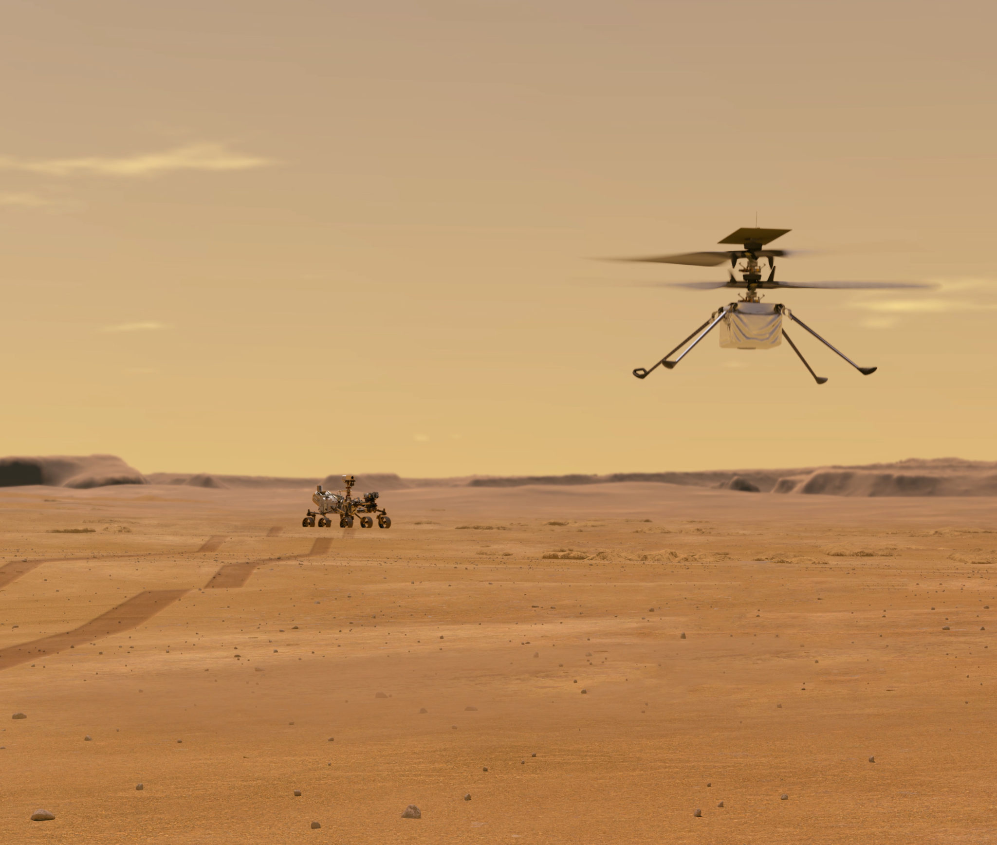 NASA’s Mars Helicopter Ingenuity Achieves Historic First Powered Flight ...