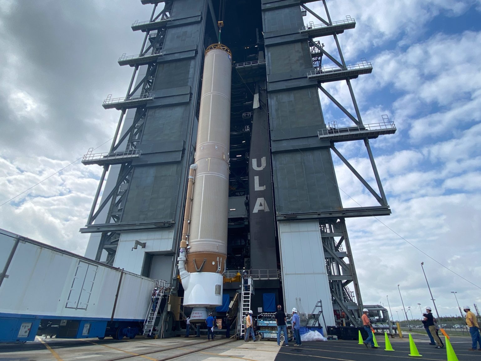 Atlas V Fully Stacked, Targets SBIRS GEO-5 Launch NET 17 May « AmericaSpace