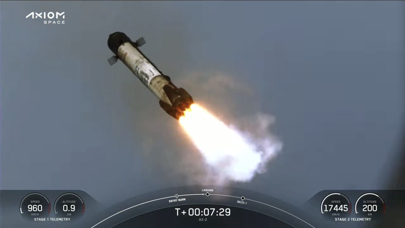 Long-Awaited Ax-2 Mission Launches, Heads to Space Station - AmericaSpace