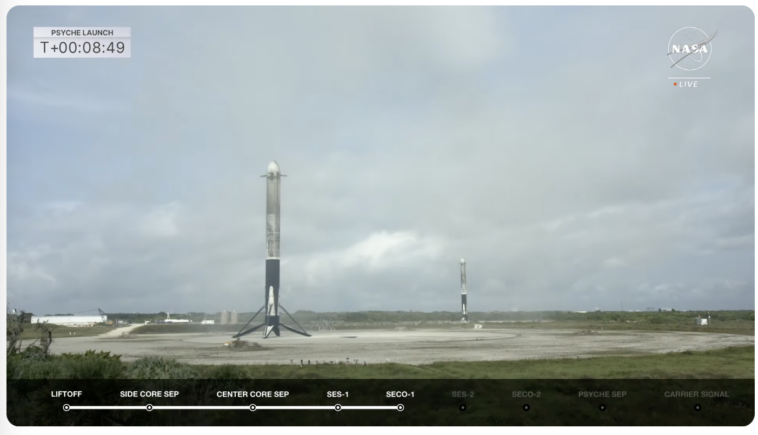 Falcon Heavy Successfully Launches NASA’s Psyche, Looks to Record ...