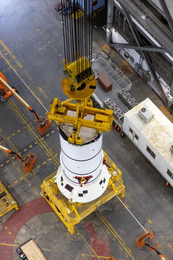 Artemis 2 Stacking Begins as Heat Shield Decision Looms - AmericaSpace