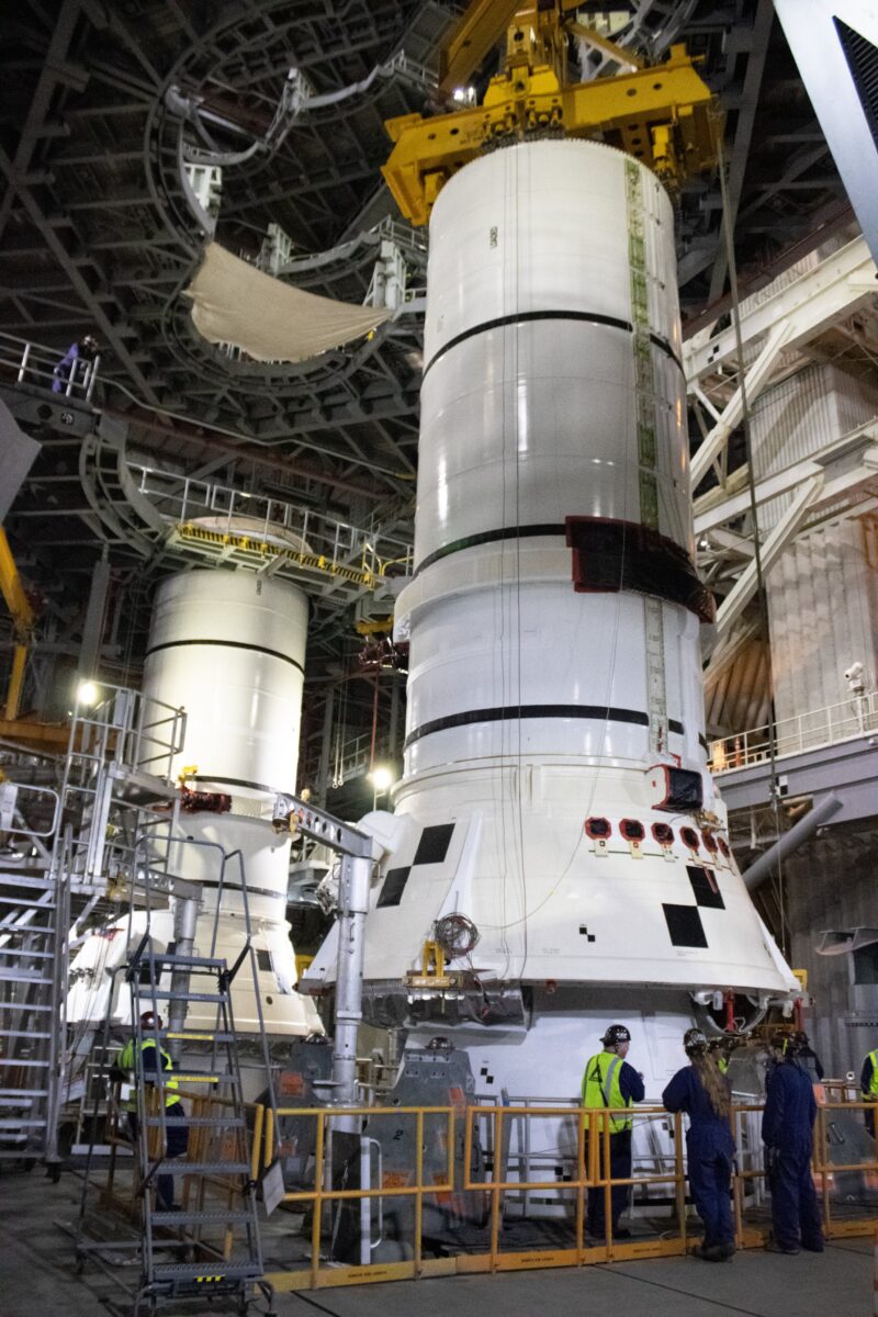 Artemis 2 Stacking Begins as Heat Shield Decision Looms - AmericaSpace